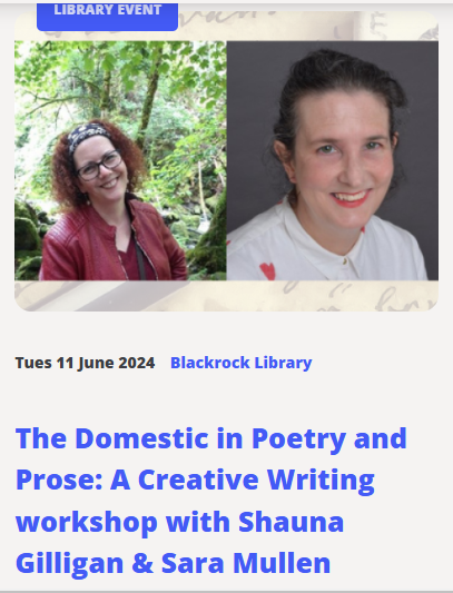 Writing Workshop: Blackrock Library – Shauna Gilligan Writer